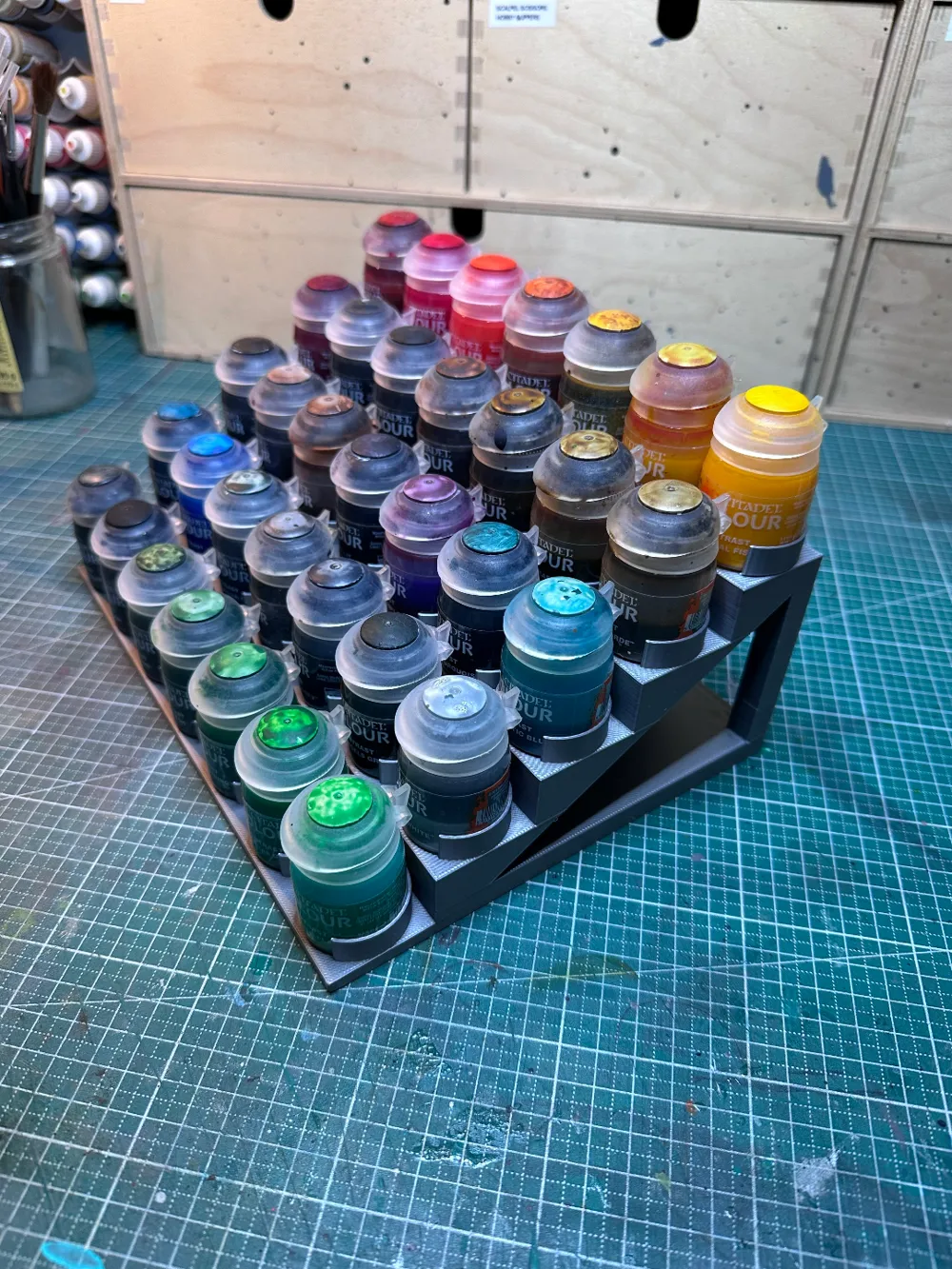 Modular Citadel Paint Rack - Fits IKEA MOPPE by kristjan.pucko ...