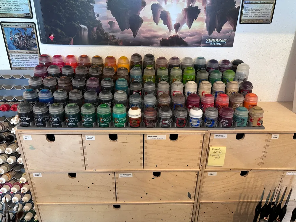 Modular Citadel Paint Rack - Fits IKEA MOPPE by kristjan.pucko ...