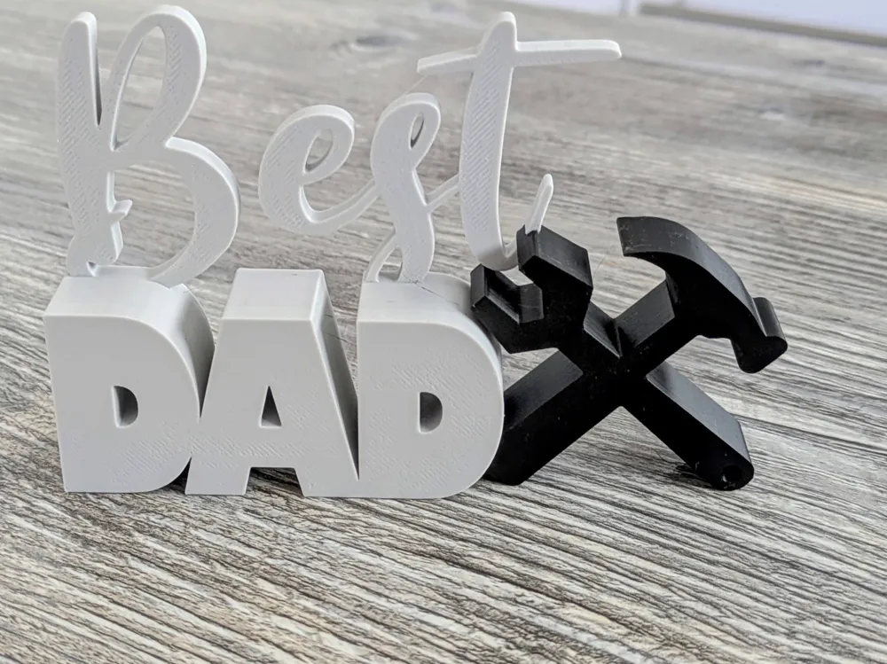 Best DAD – 3D Printed Gift with Tools Design - Free 3D Print Model ...