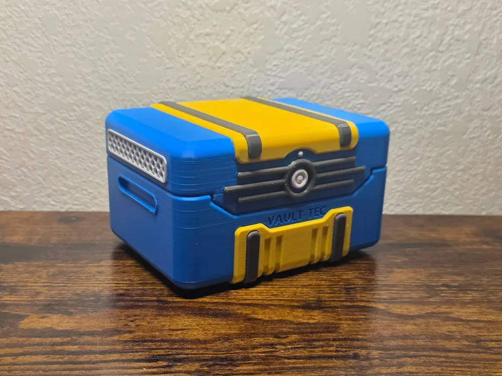 Vault-Tec Supply Crate Jewelry Box - Free 3D Print Model - MakerWorld