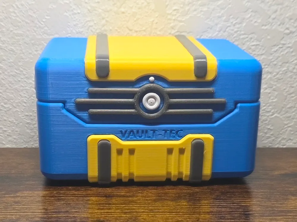 Vault-Tec Supply Crate Jewelry Box - Free 3D Print Model - MakerWorld