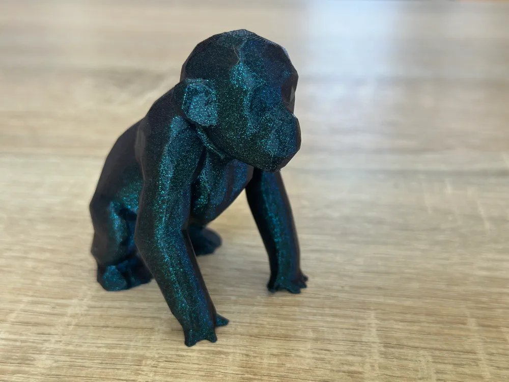 Lowpoly Chimpanzee by 3Dcrabi - MakerWorld