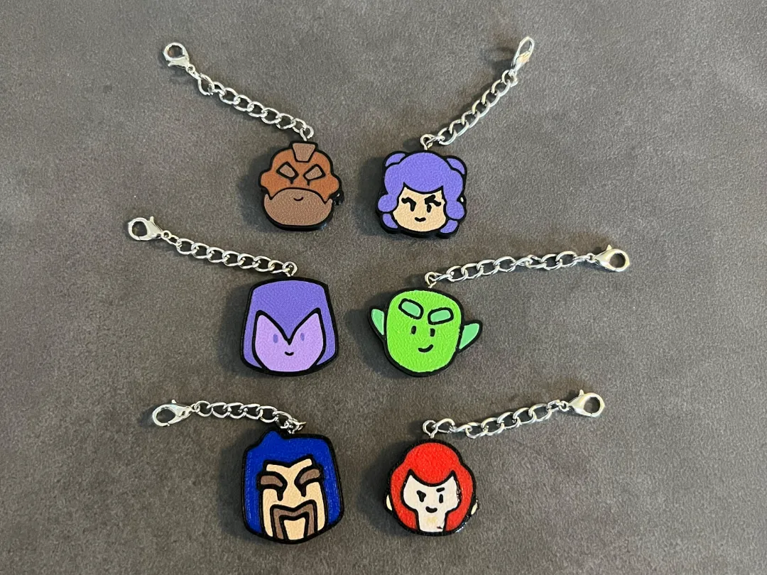 Squad Buster Key Chain Pack #1 - Free 3D Print Model - MakerWorld