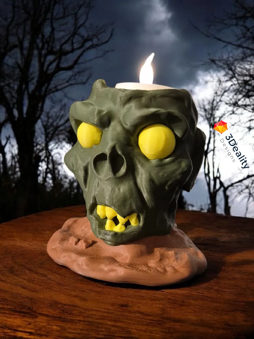 Zombie candle by 3DealityDesigns24 MakerWorld: Download Free 3D Models