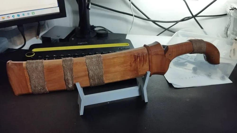 Parang Display Stand (Holds One Parang) by BadgeWork MakerWorld ...