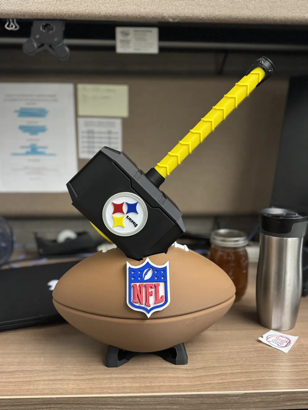 NFL Thor's Hammer Stand by Divemaster MakerWorld: Download Free 3D Models