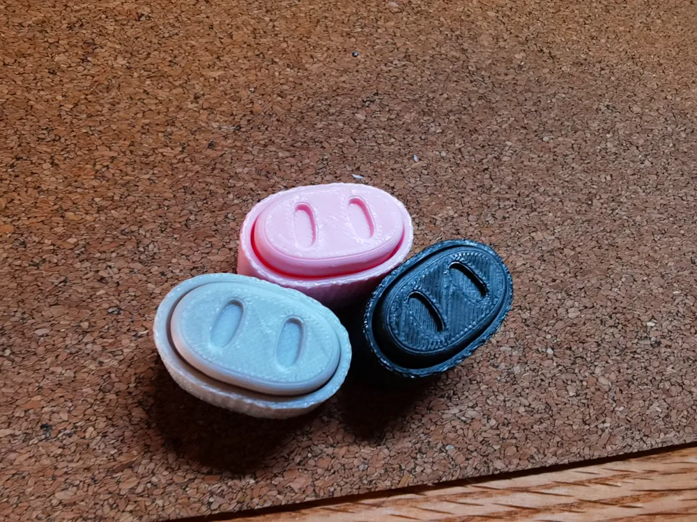 Cute Pig Nose Button fidget - fluffy texture feels good by THISMOOOMENT ...