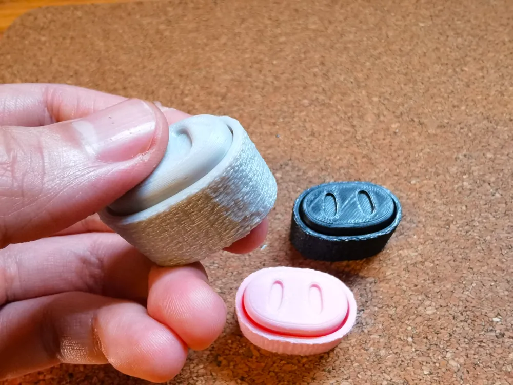 Cute Pig Nose Button fidget - fluffy texture feels good by THISMOOOMENT ...