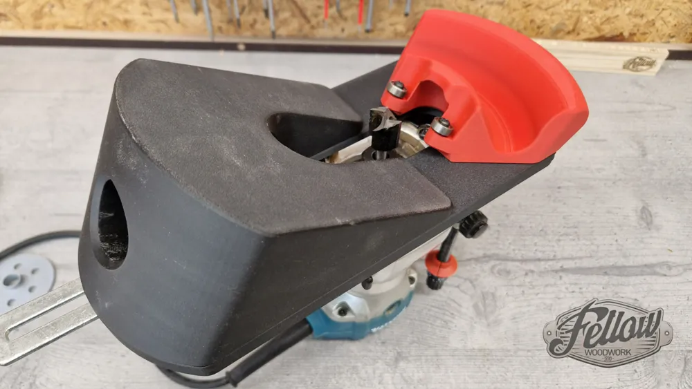 Parallel guide for 30° chamfer for Makita router by FellowWoodwork ...