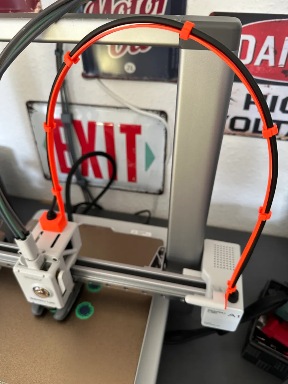 Bambulab A1 print head cable holder - Free 3D Print Model - MakerWorld
