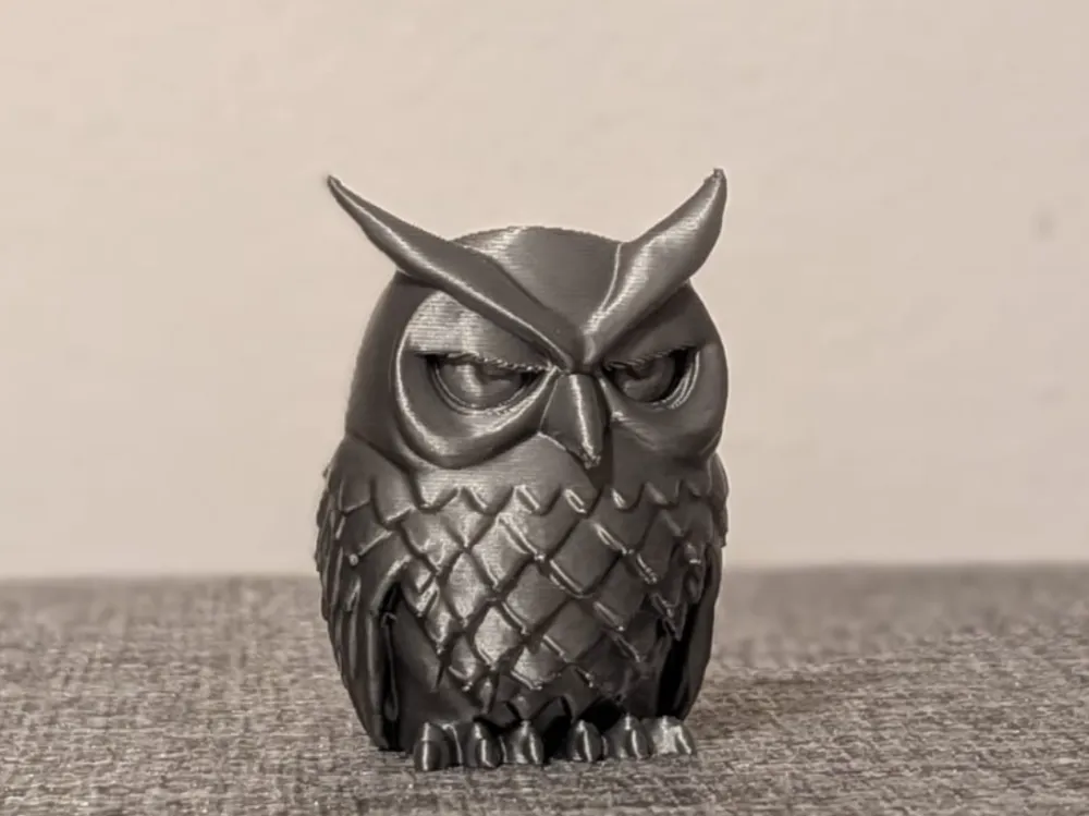 The Grumpy Owl - Rudeness Explained by RarMihai MakerWorld: Download Free 3D Models