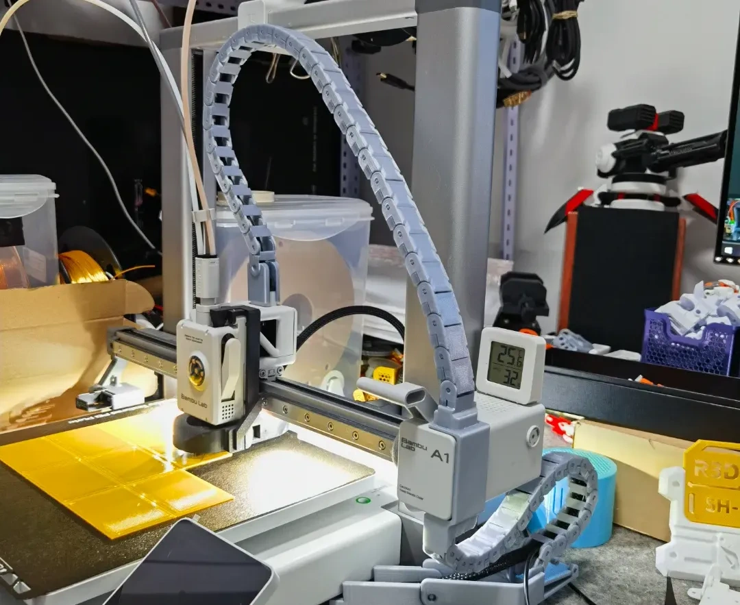 A1 printer Z+X axis combined cable protection drag chain by 非标设计师Mobay ...