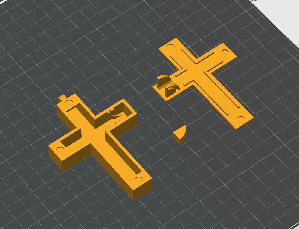 Thanos Cross with hidden box from Squid Game 2 - Free 3D Print Model ...
