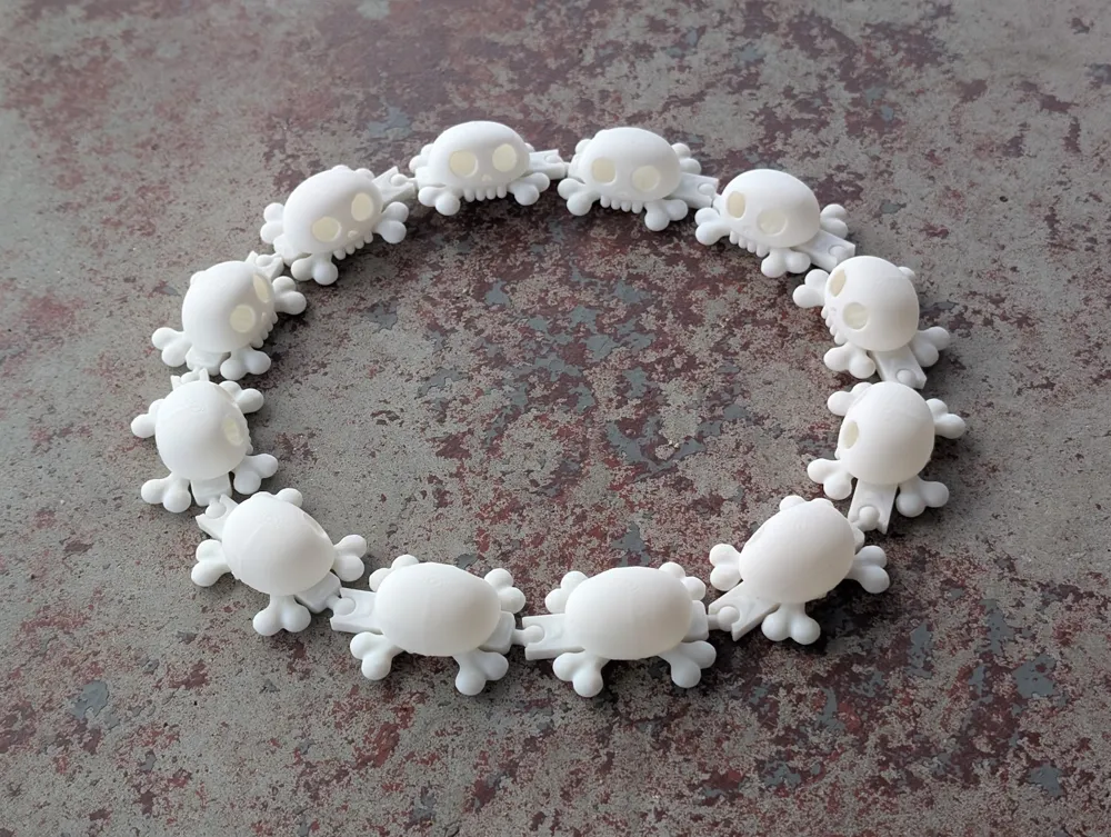 Skull and Crossbones Chain by Contributing Factor MakerWorld: Download Free 3D Models