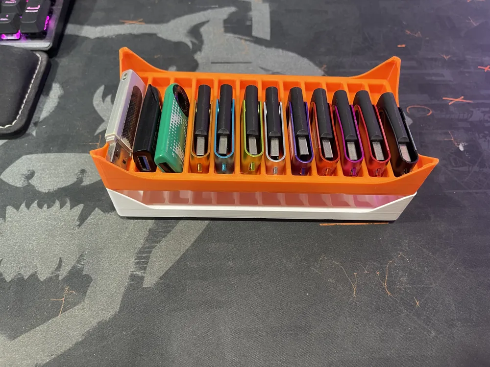 Stackable gridfinity USB holder by sam MakerWorld: Download Free 3D Models