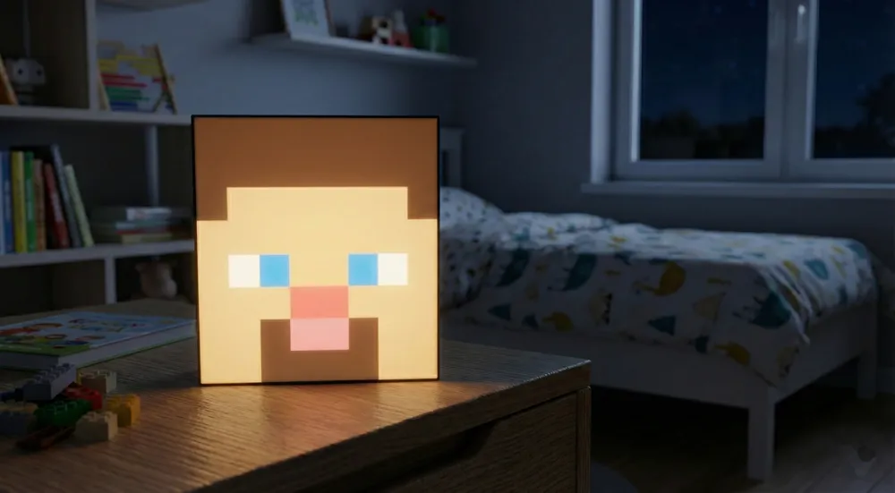 Minecraft Steve Lightbox - Ambient Night Light - Free 3D Print Model ...
