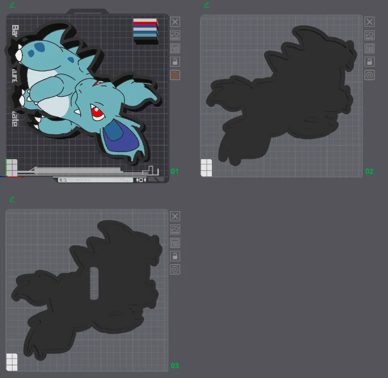 Pokemon - 0030 Nidorina LED Lamp by BeeTee 3D - MakerWorld