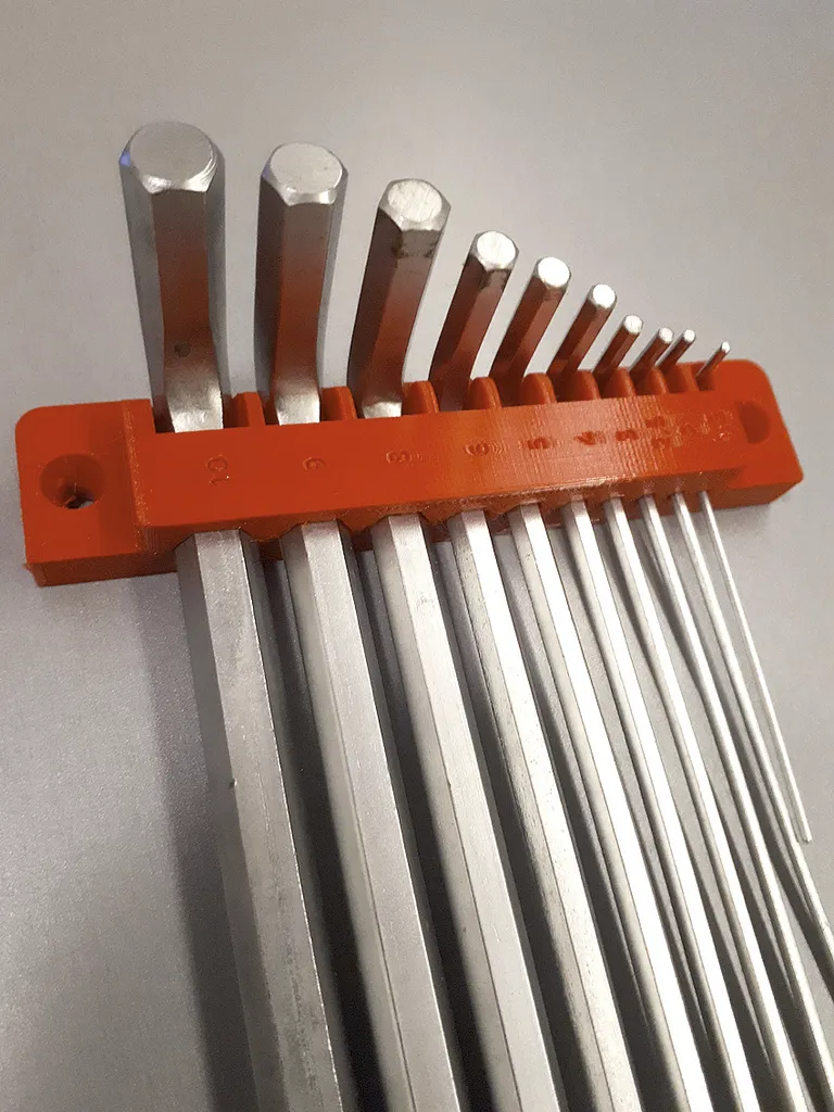 Hex Key Holder for 10pc by PYXIS - MakerWorld