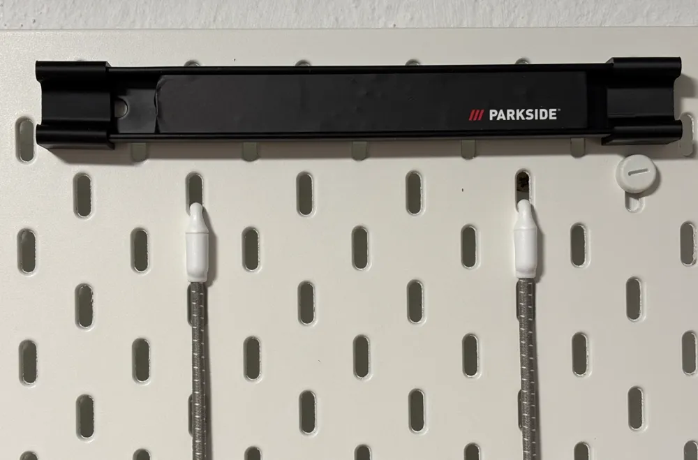 IKEA Skadis holder for Parkside magnetic bar - Free 3D Print Model ...