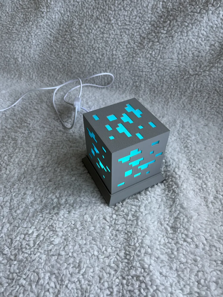 Minecraft Diamond Ore Mini LED Lamp (LED Kit 001) by Pierre28th ...