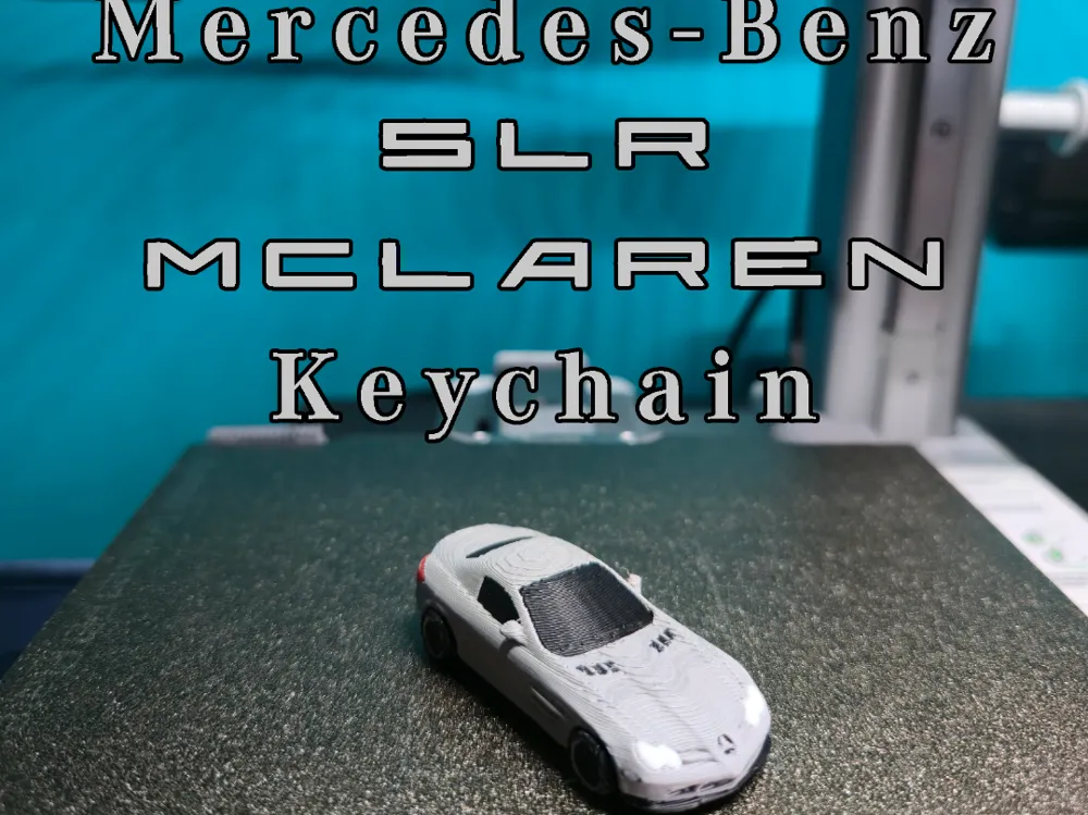Mercedes-Benz SLR McLaren Keychain (PIP WW) - Free 3D Print Model ...