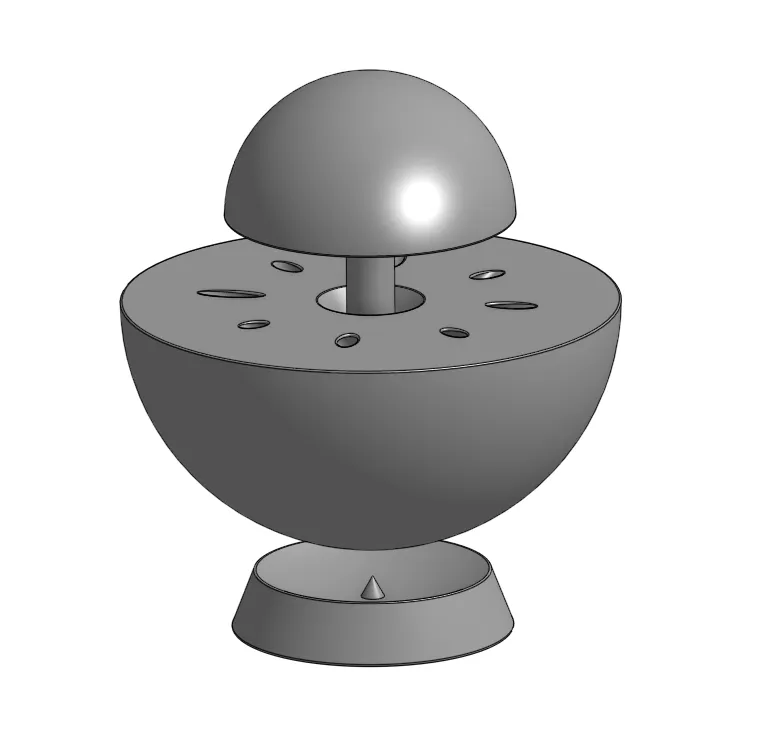 Demon core 8-pen/pencil holder by aglet MakerWorld: Download Free 3D Models