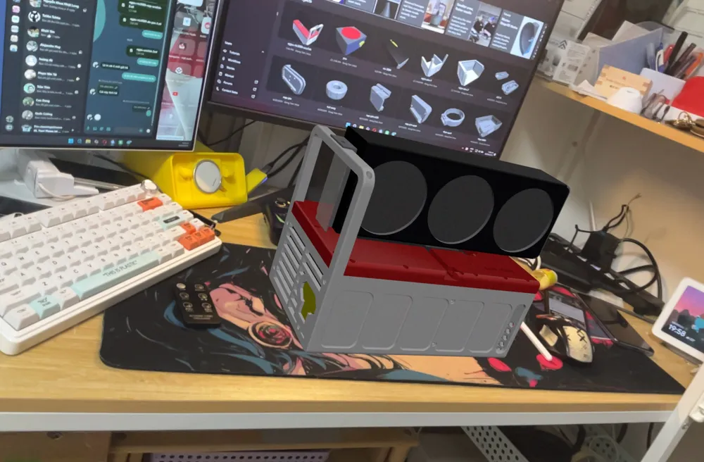 eGPU OCuLink Box using ATX Power Supply by DungTienTran MakerWorld ...