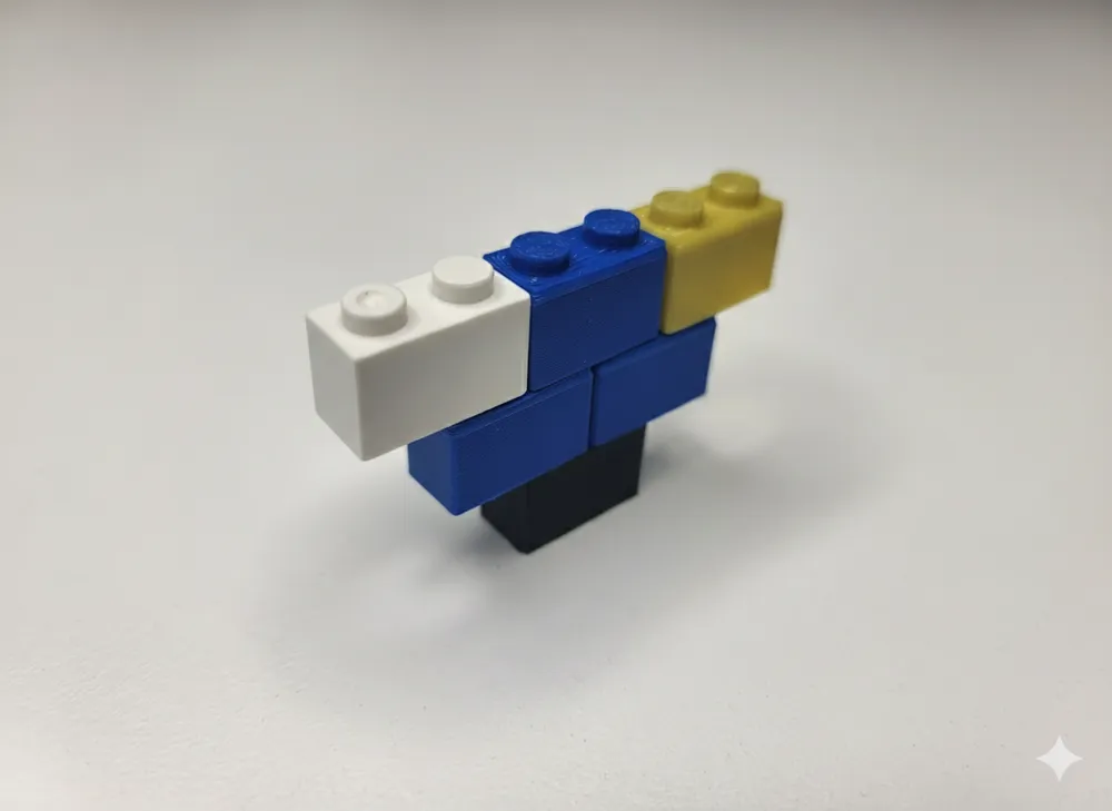 Legos-kompatibel 2x1 – Kostenloses 3D-Druckmodell – MakerWorld