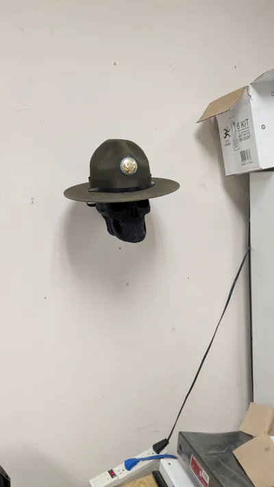 Skull Hat Stand by Three Delta Actual MakerWorld: Download Free 3D Models