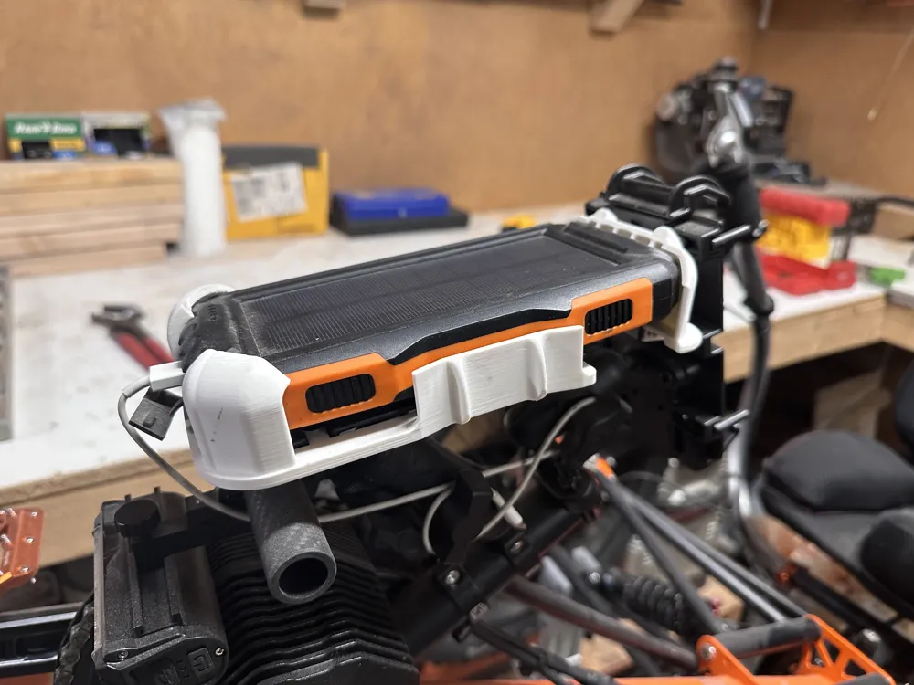 solar charger - ram mount bracket - Free 3D Print Model - MakerWorld