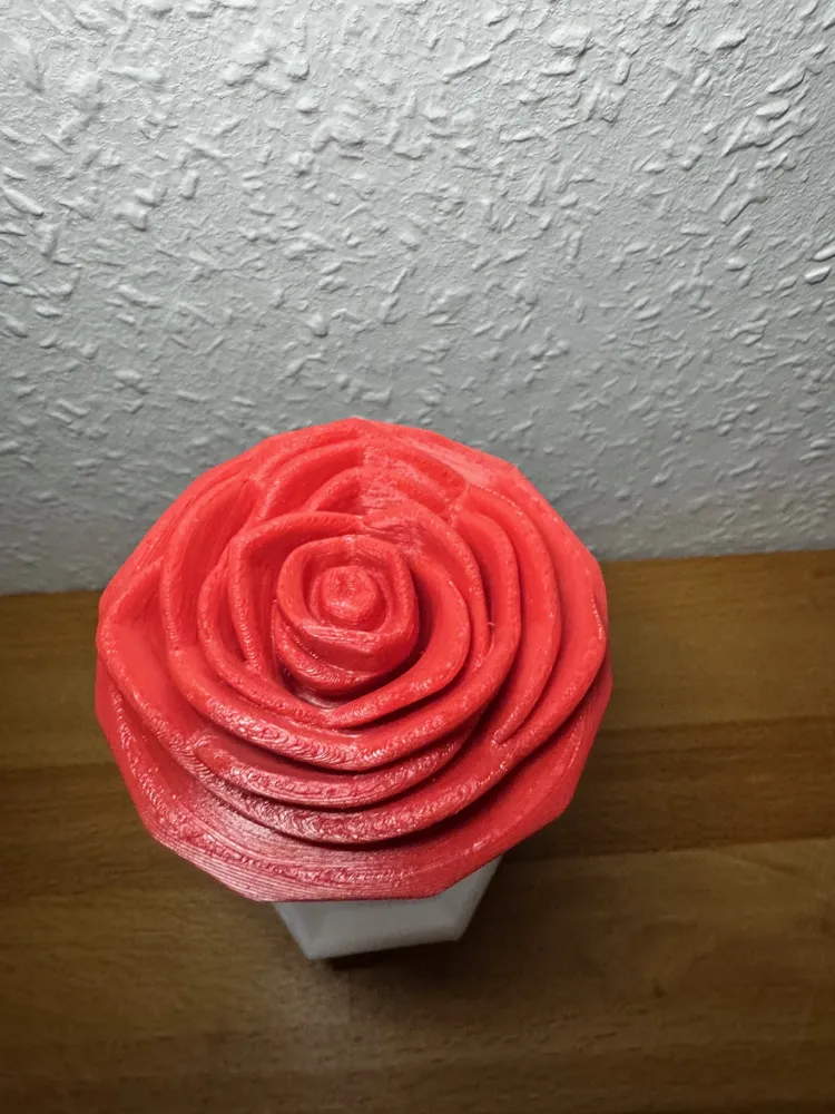 Geometric Rose Ring Holder - Free 3D Print Model - MakerWorld