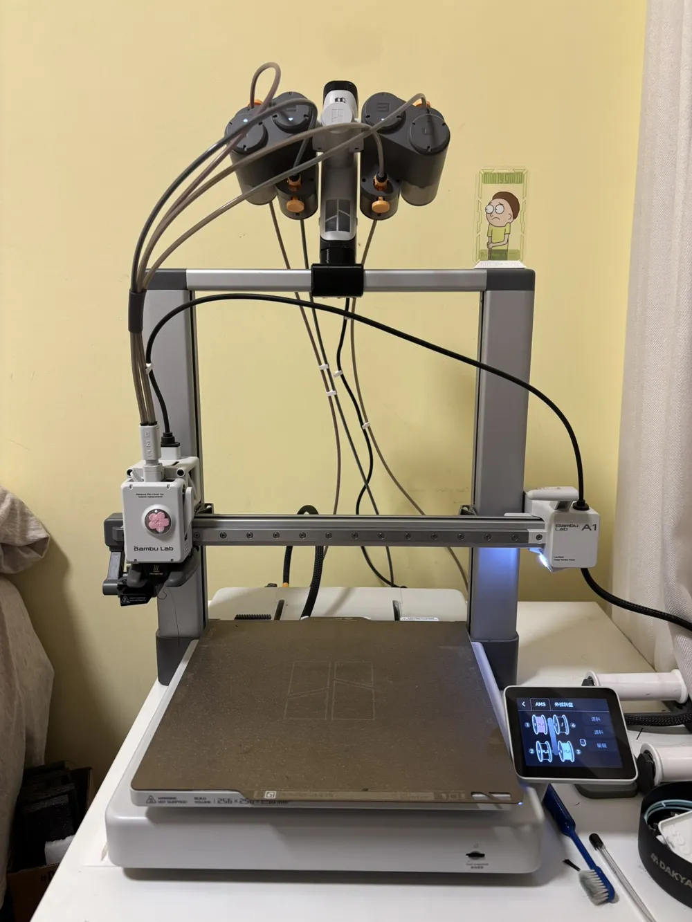 AMS Lite Top Mount Modification 【Improved Version】 - Free 3D Print ...