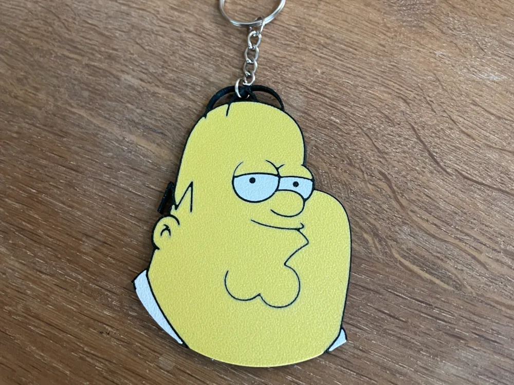 Homer Griffin Keychain / Simpsons / Family guy - Free 3D Print Model ...