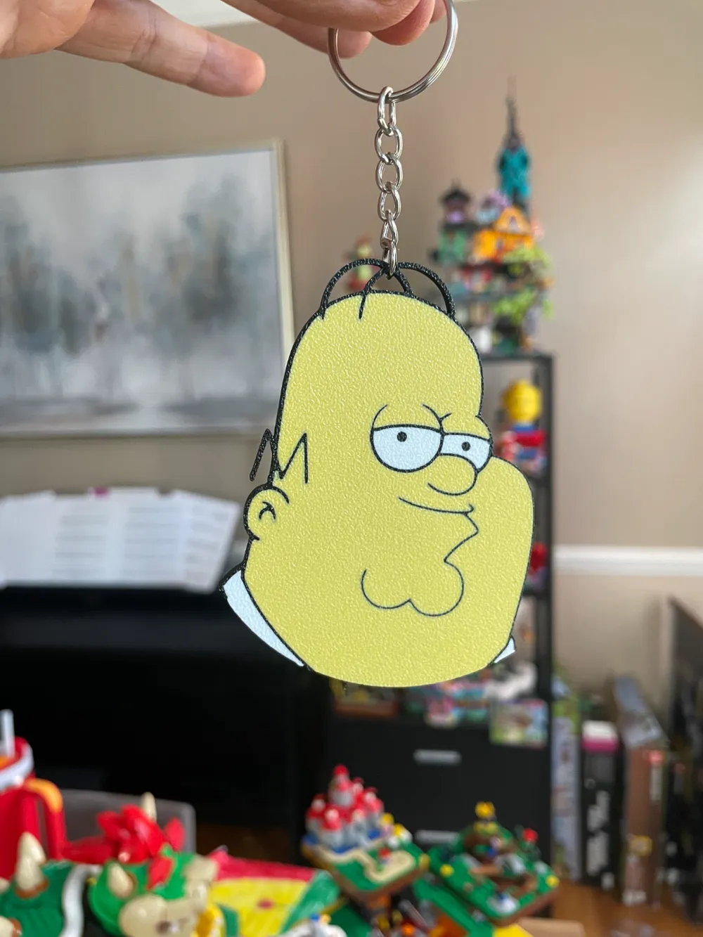 Homer Griffin Keychain / Simpsons / Family guy - Free 3D Print Model ...