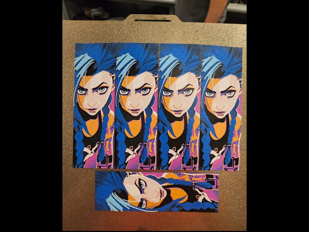Jinx (Arcane League of Legends) Bookmark - Free 3D Print Model - MakerWorld