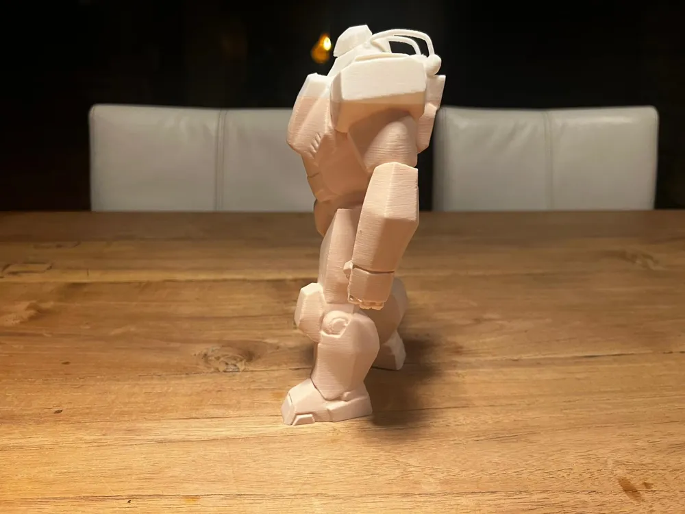 Dispatch Mecha Man - Paintable - Free 3D Print Model - MakerWorld