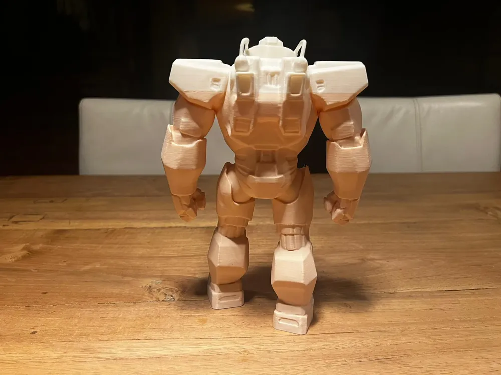 Dispatch Mecha Man - Paintable - Free 3D Print Model - MakerWorld