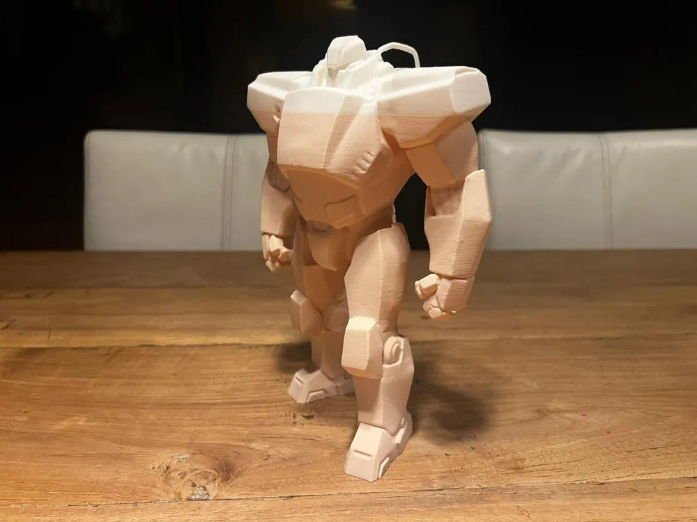 Dispatch Mecha Man - Paintable - Free 3D Print Model - MakerWorld