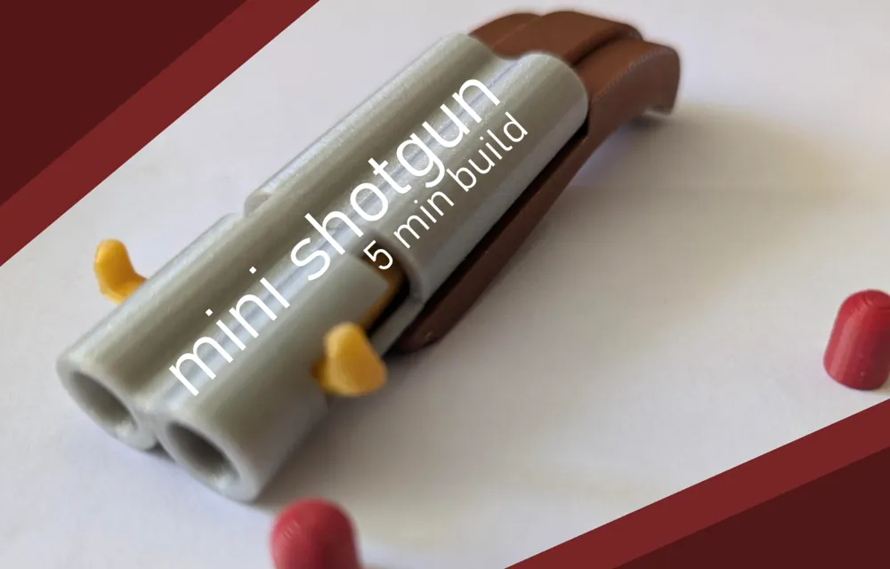 mini shotgun - Free 3D Print Model - MakerWorld