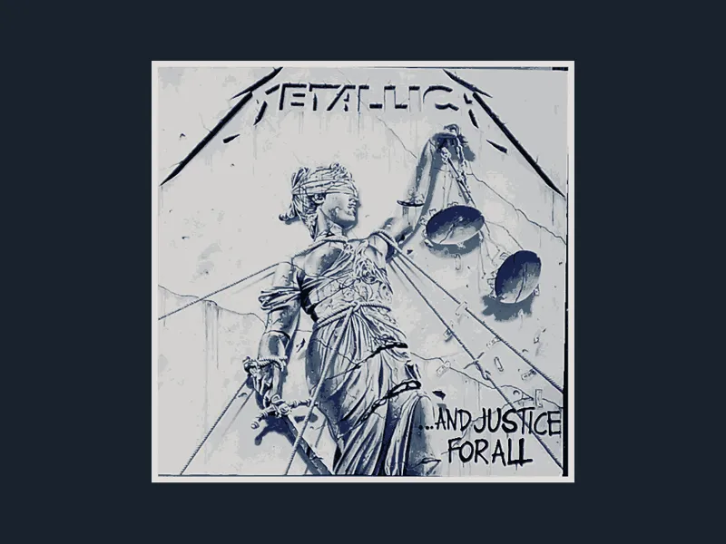 Metallica – ...And Justice For All (Album Art) - Free 3D Print Model ...