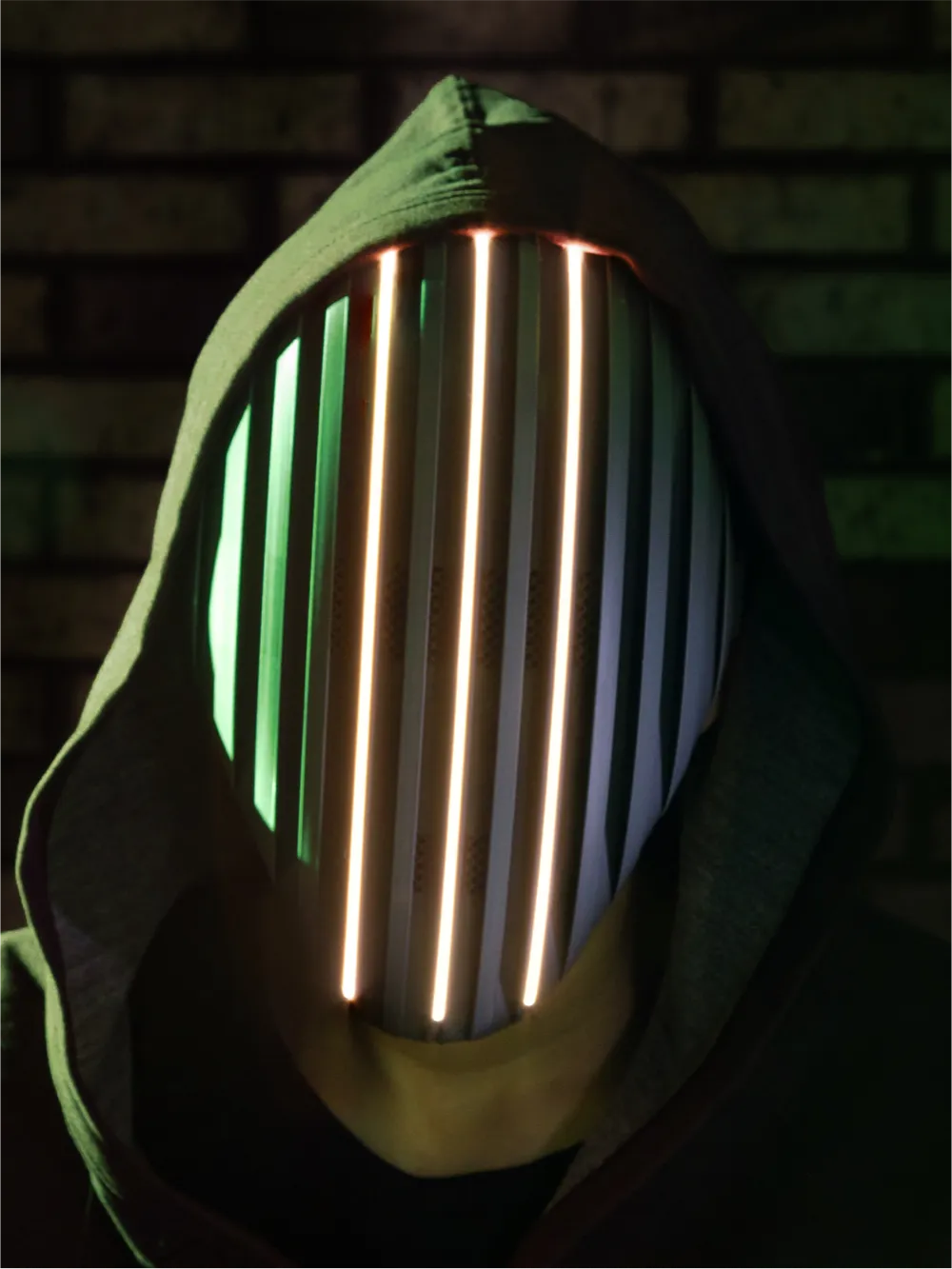 Cyberpunk Mask - Wearable with Battery-Power LEDs - Free 3D Print Model ...