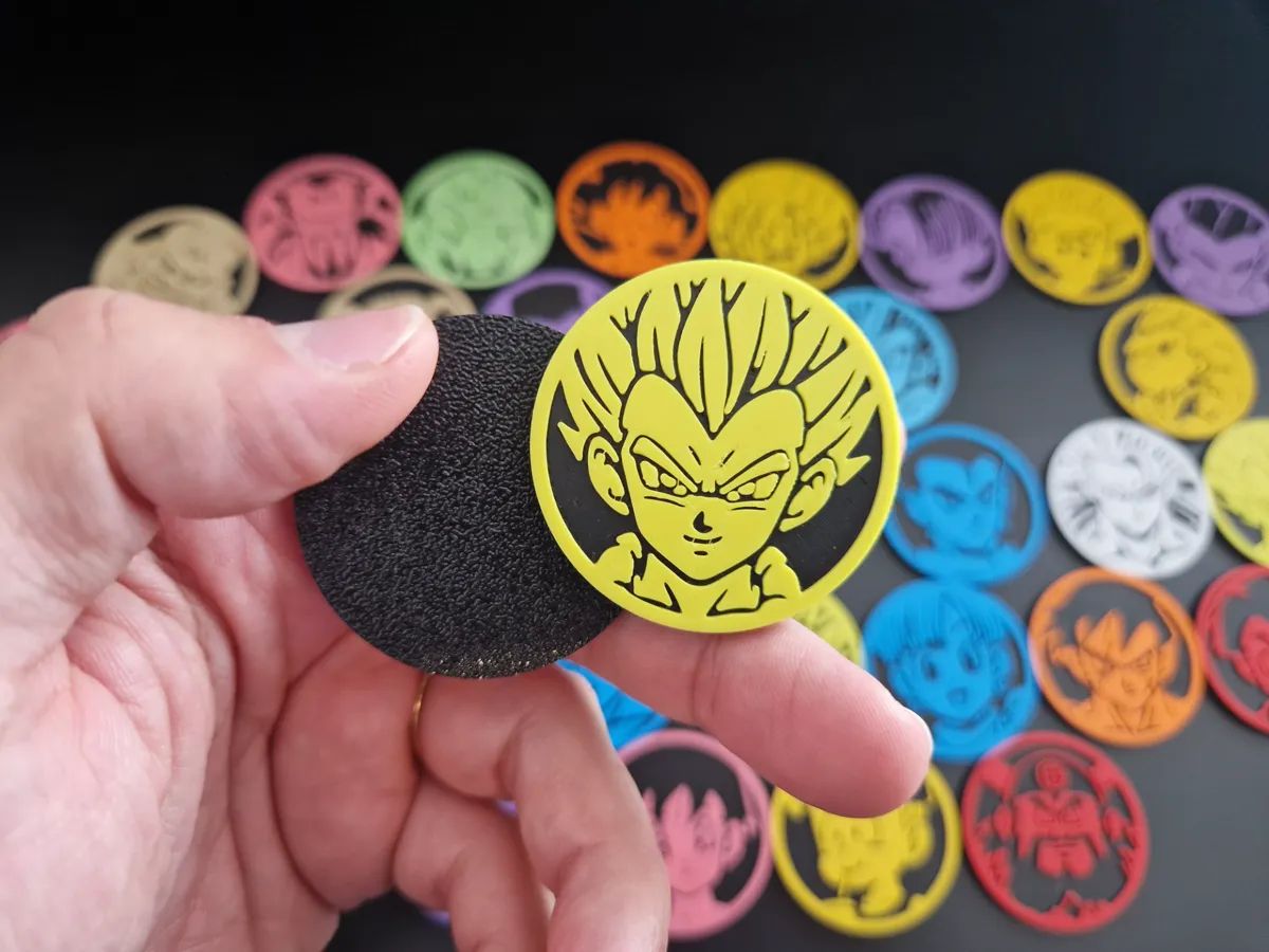 Super Saiyan Gotenks (DBZ) collectible coin - Free 3D Print Model ...