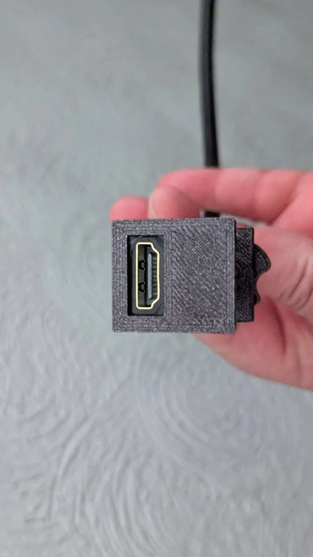 front facing HDMI input - Free 3D Print Model - MakerWorld