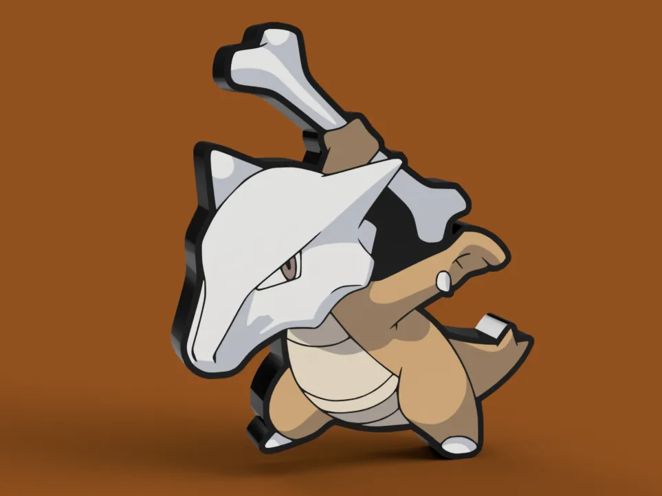 Marowak Lightbox by Sitsero - MakerWorld