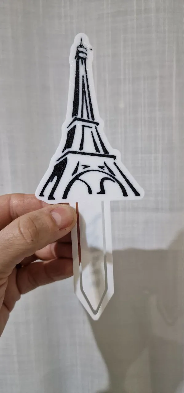 bookmark PARIS Marcador de libros PARIS - Modelo de impresión 3D ...