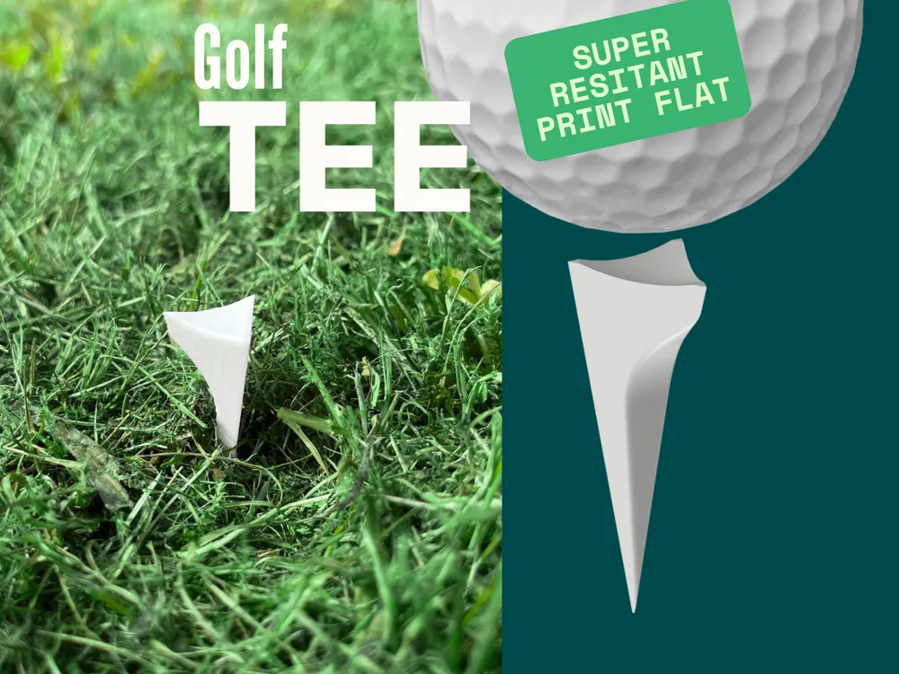 Ultra-Durable Golf Tee - Flat Print by Space-Fox MakerWorld: Download ...