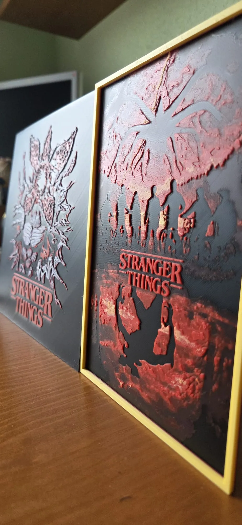 Stranger Things Demogorgon 3D Wall Art STL - Free 3D Print Model ...