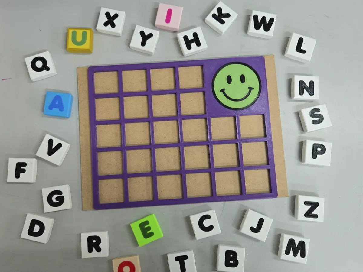 ALPHABET matching game - Free 3D Print Model - MakerWorld
