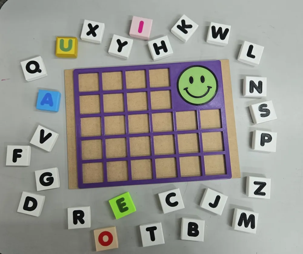 ALPHABET matching game - Free 3D Print Model - MakerWorld