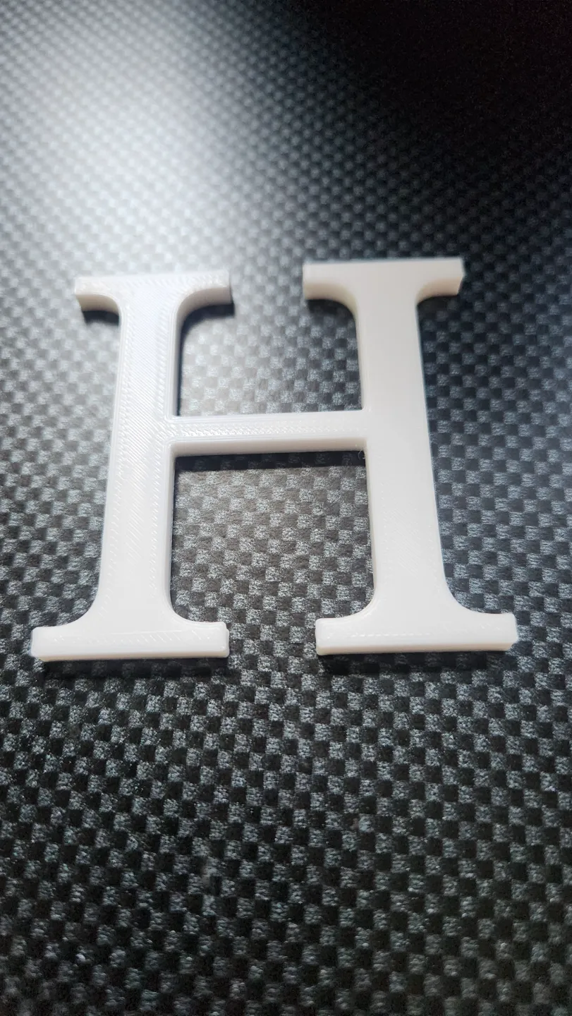 Alphabet Letter H (3 sizes-Small, Medium & Large) by eric272 - MakerWorld